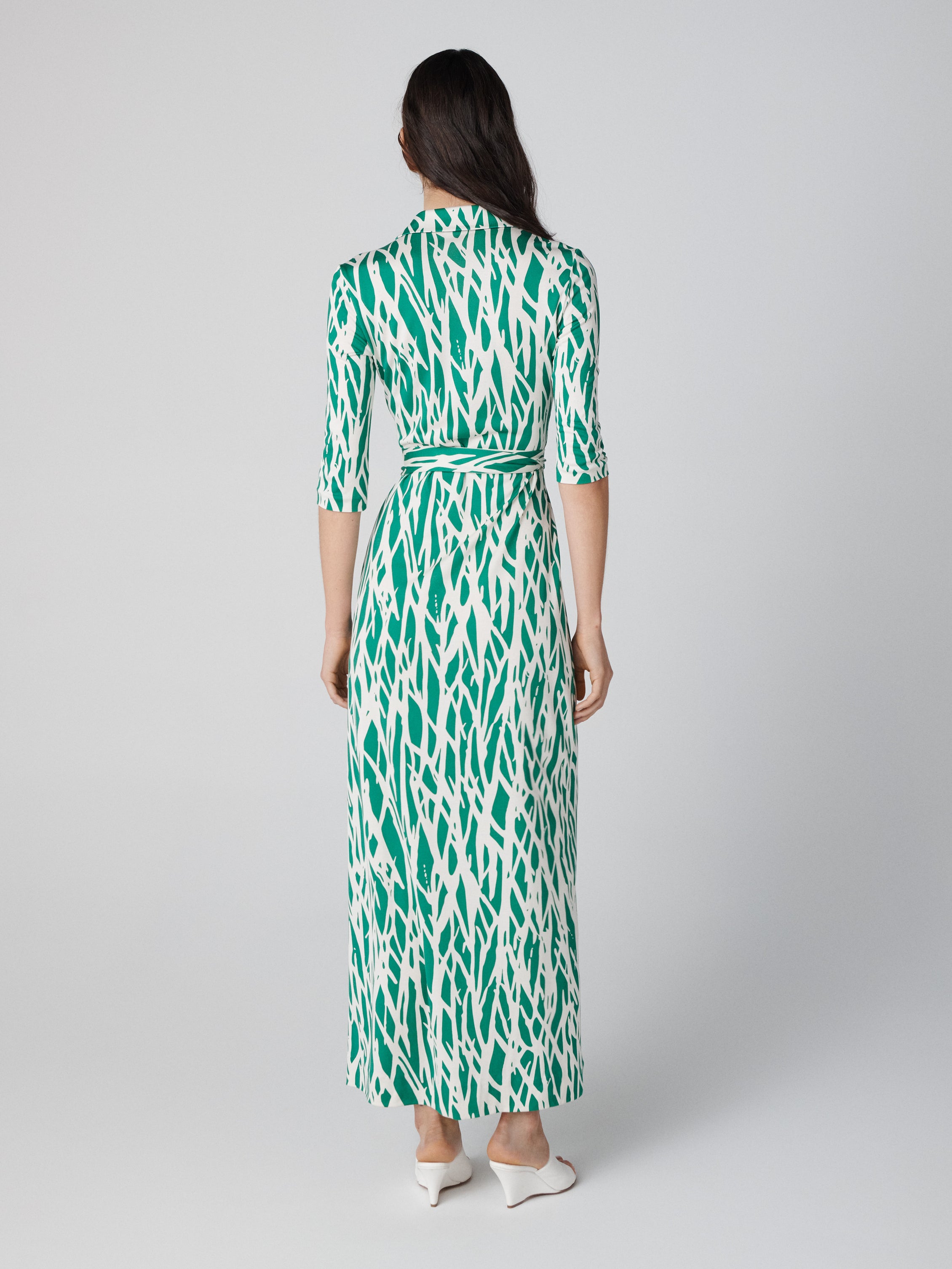 Abigail Silk Jersey Maxi Wrap Dress – Diane von Furstenberg