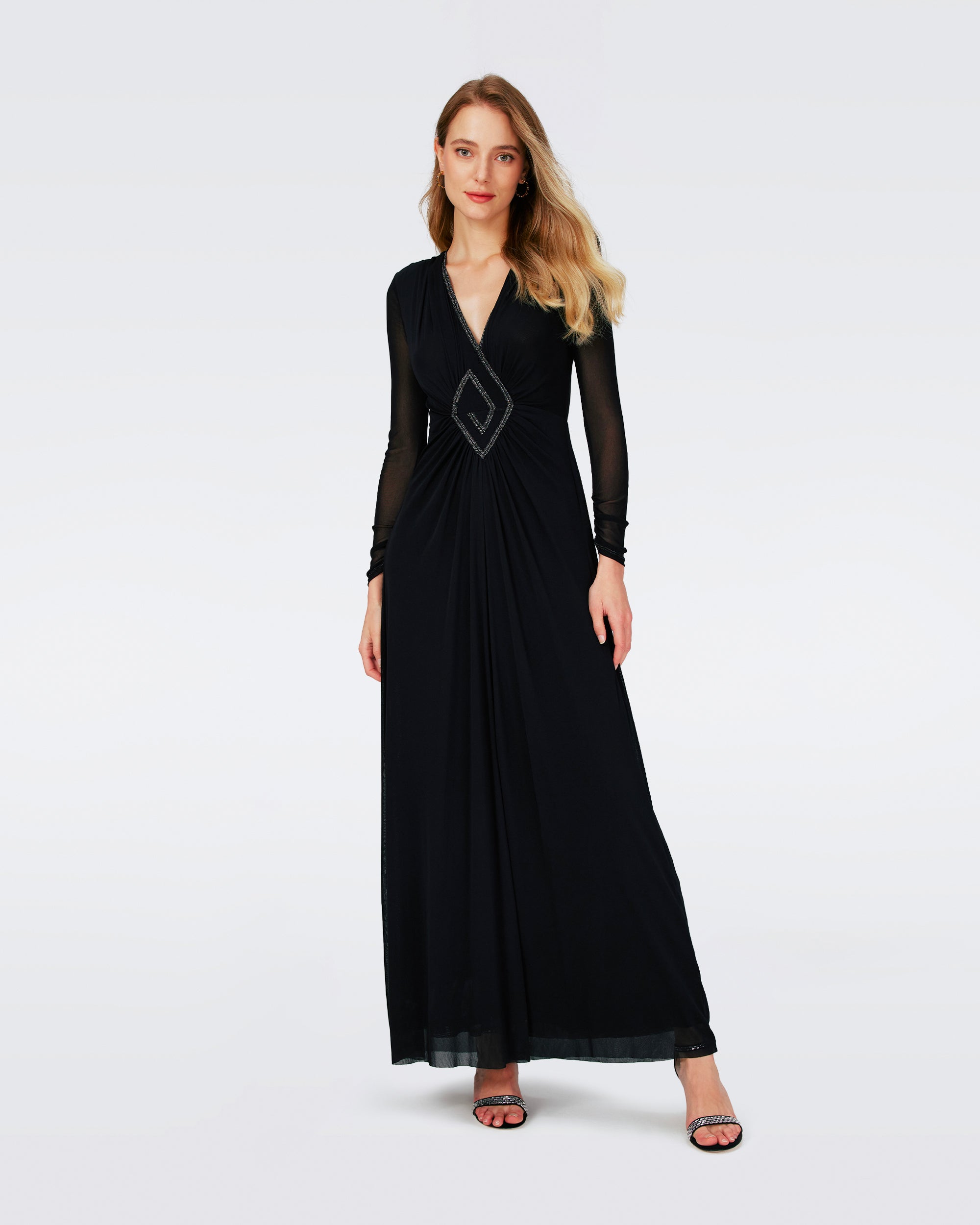 Mesh Dress Maxi