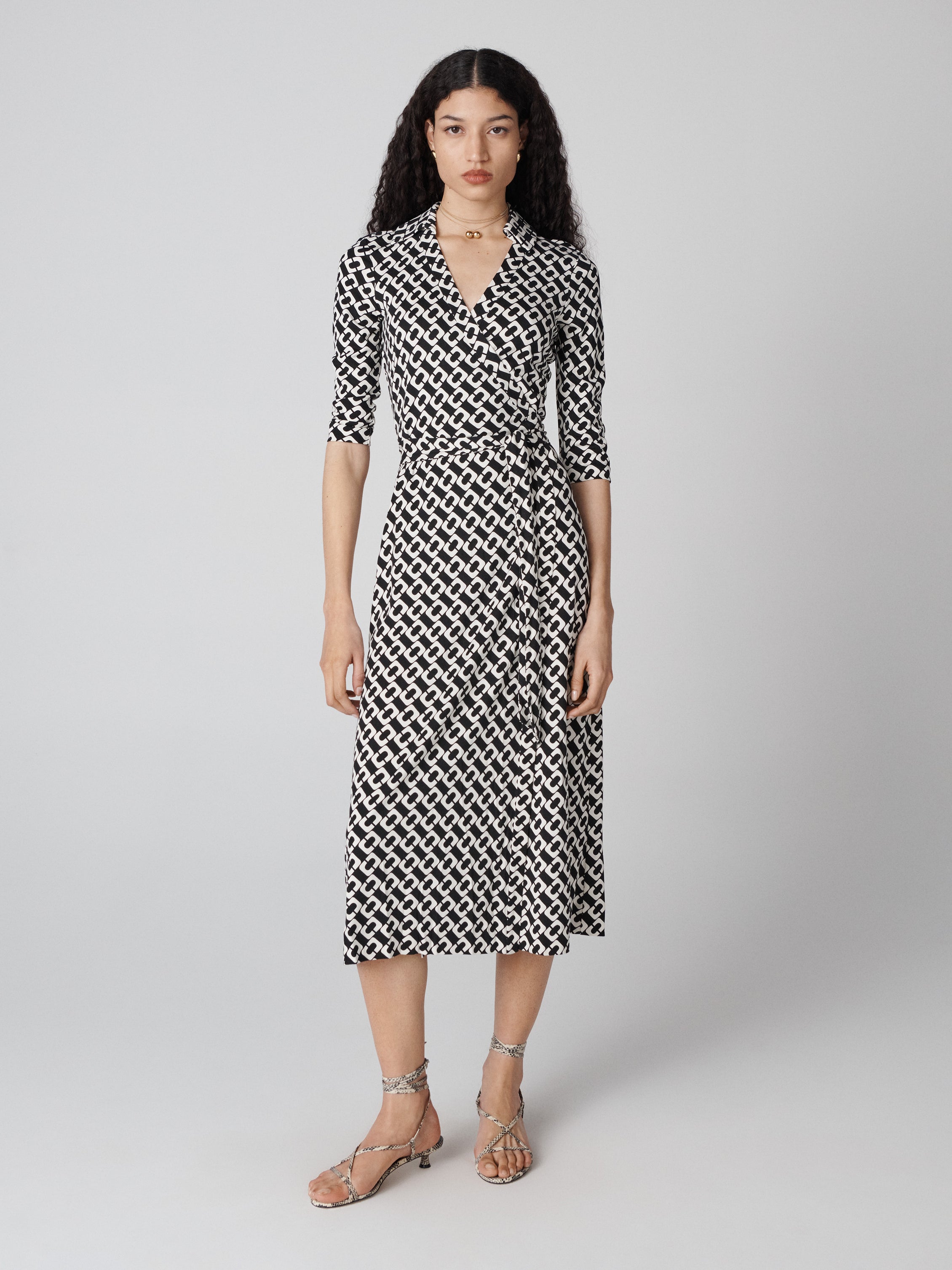 Abigail Silk Jersey Midi Wrap Dress – Diane von Furstenberg